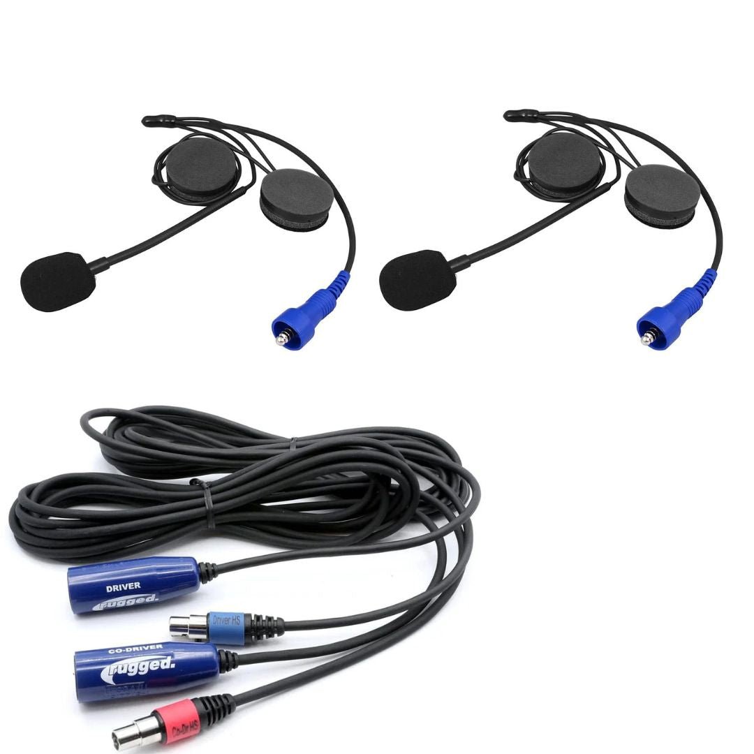 Offroad Intercom Cables and Headset Kit | Rugged Radios