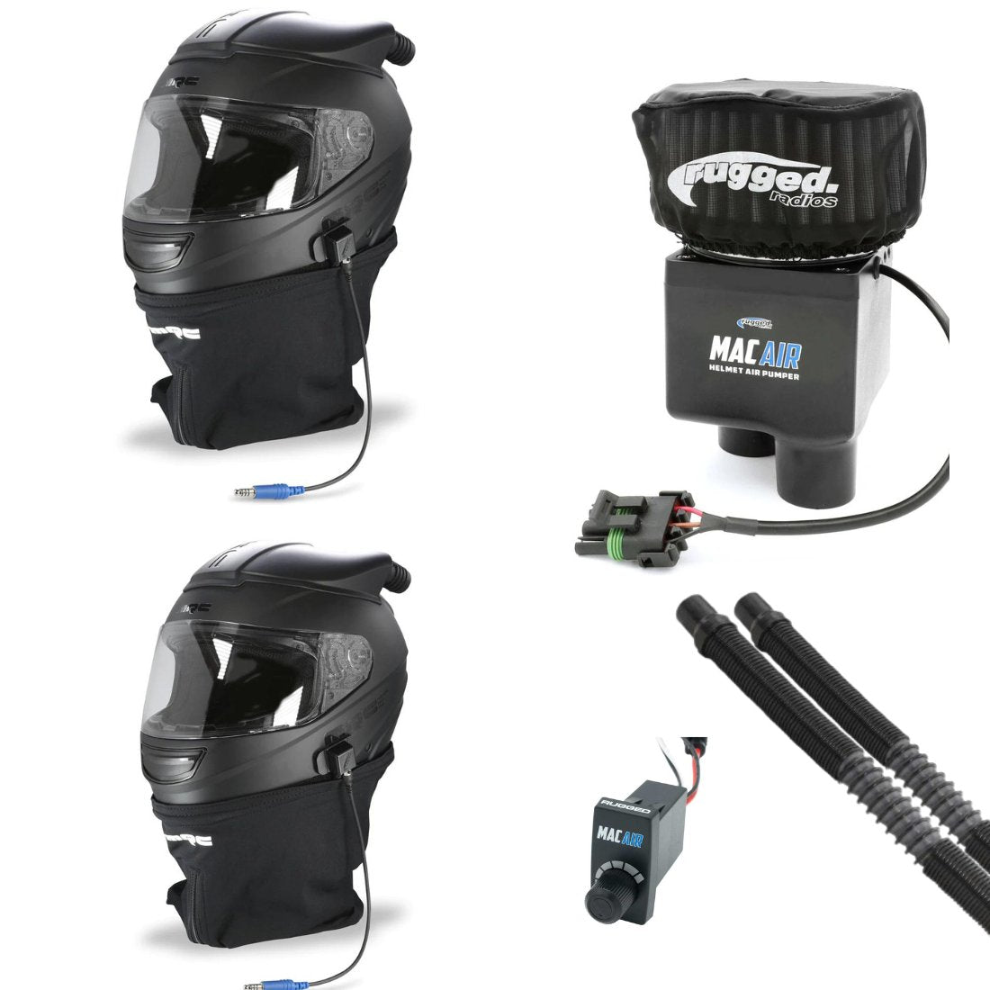 UTV Forced Air Two-Person Air Pumper Kit - Rugged Radios – Rad UTV Parts